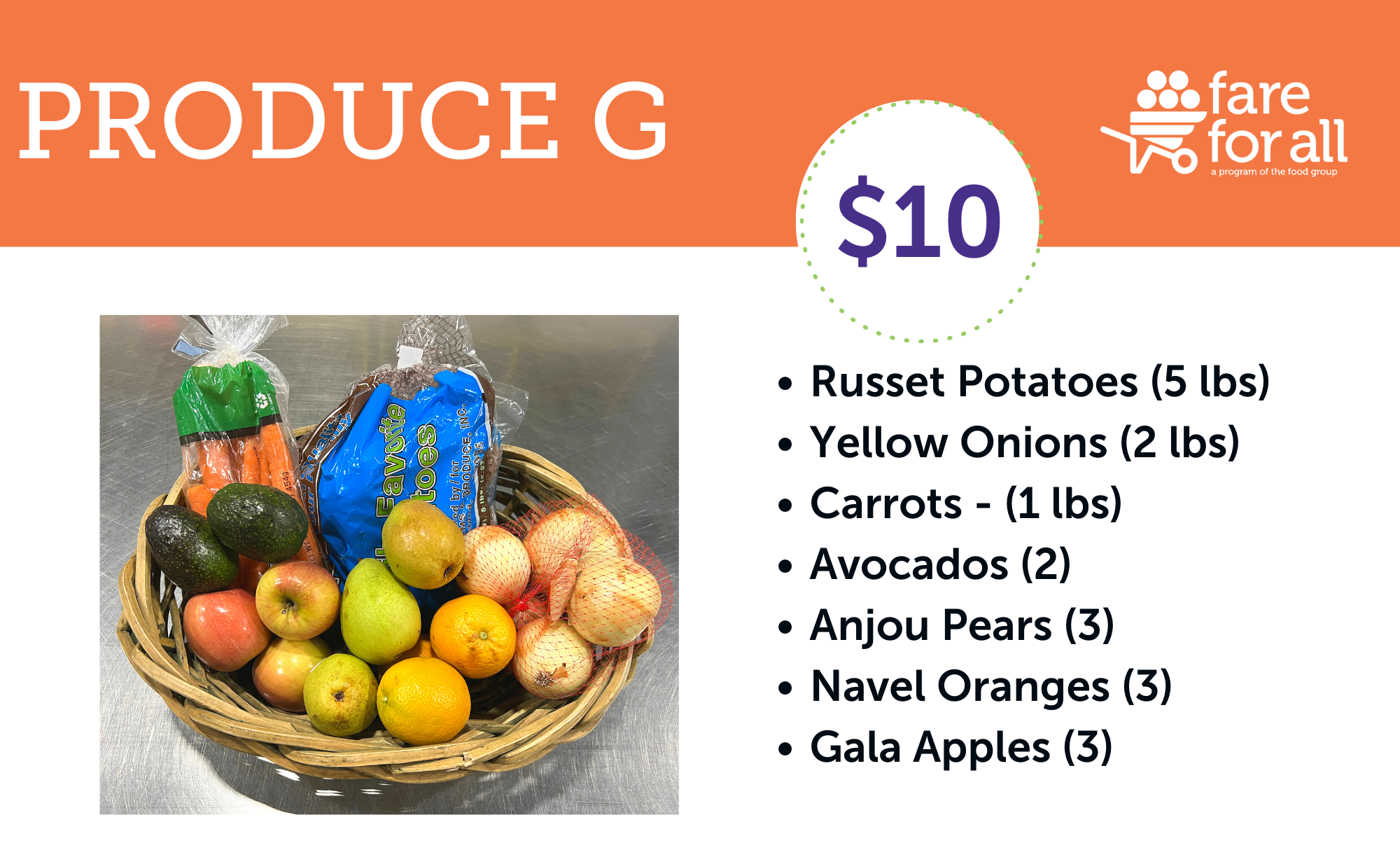 Fare For All Pack Peek - The Food Group