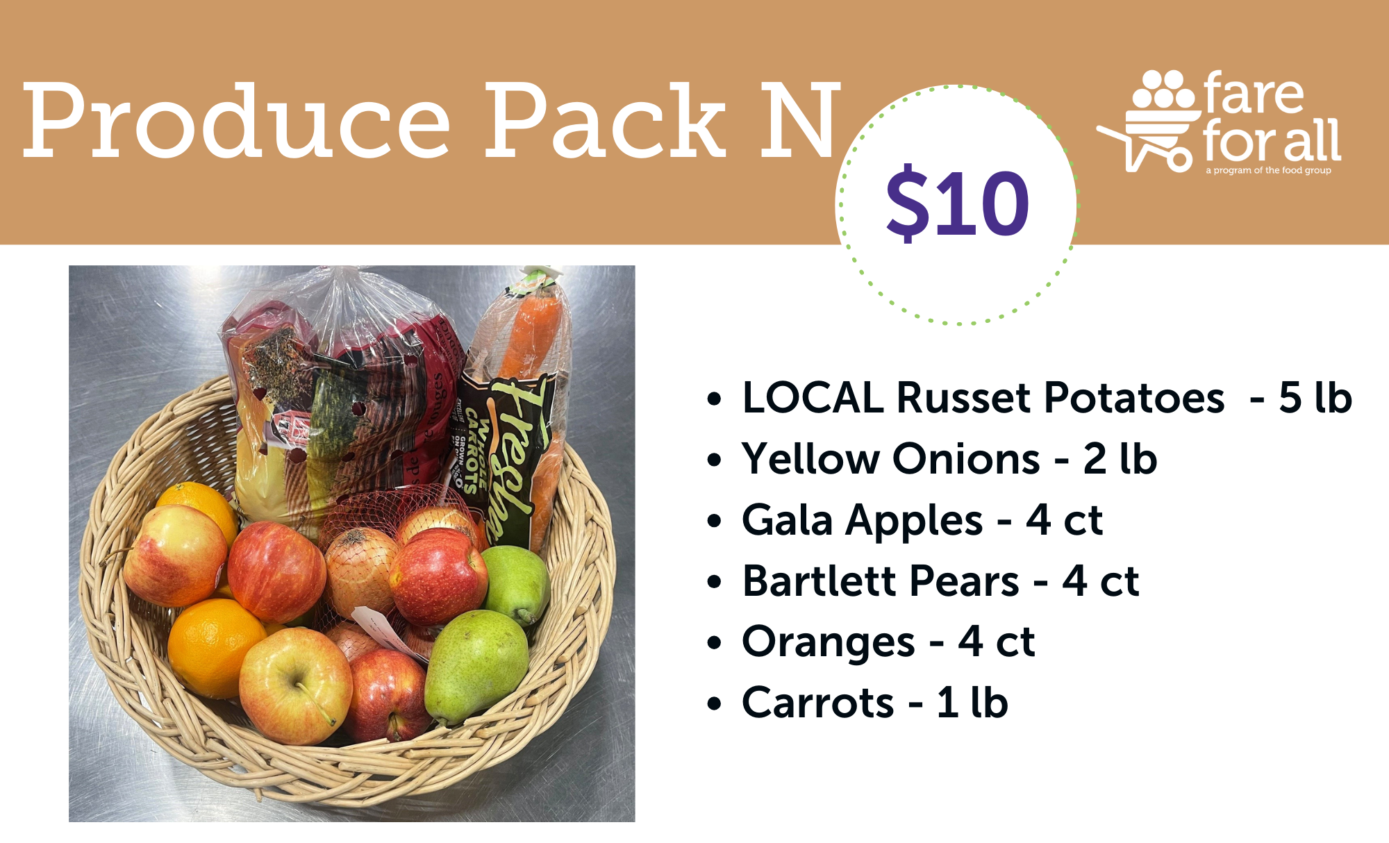 Fare For All Pack Peek - The Food Group